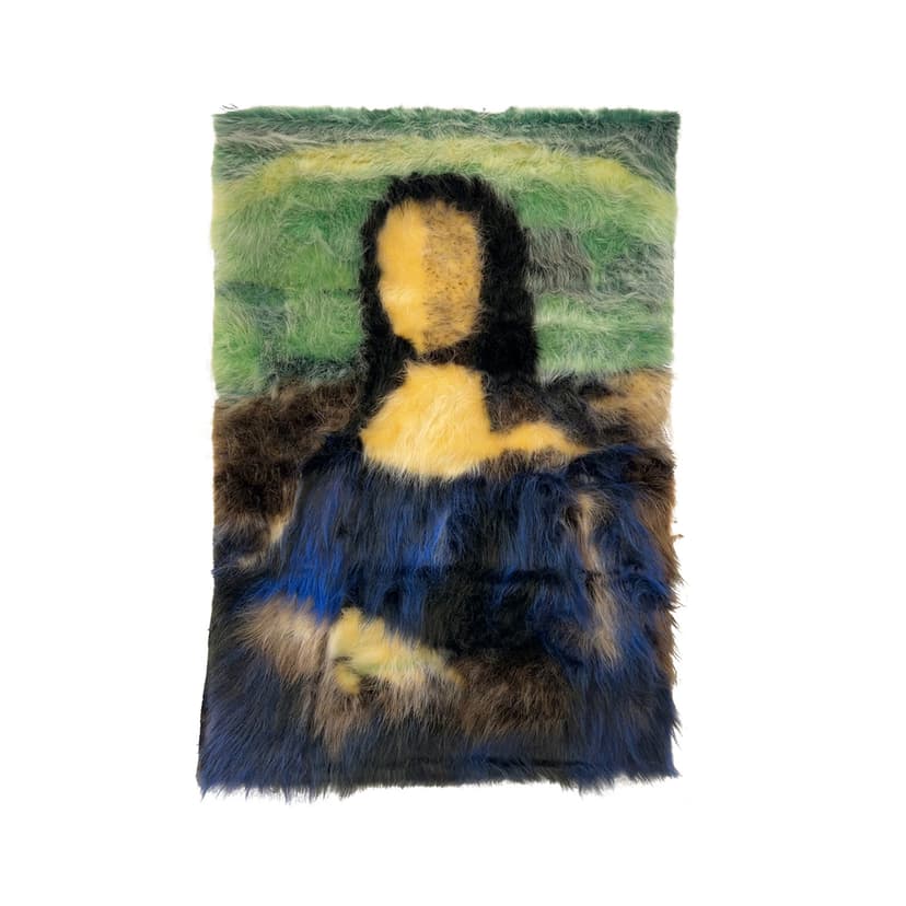 Wall decoration / art. Fluffy Mona Lisa - 120x80cm / 80x54cm | KAHOVE ...